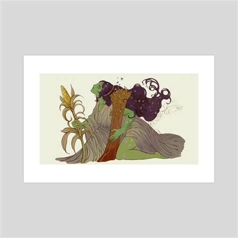 Demeter Lore Olympus An Art Print By Ana Irimia Inprnt