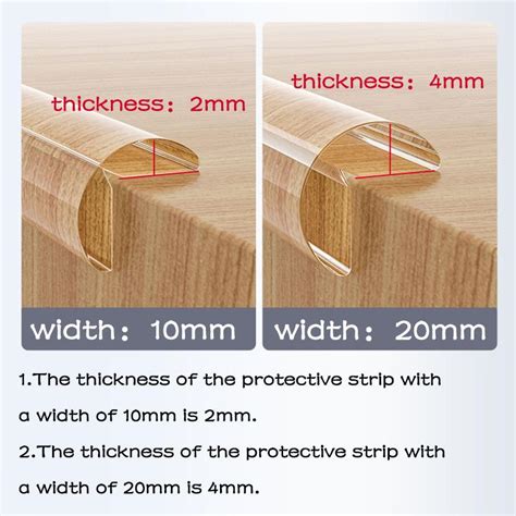 Купить Прозрачная ПВХ полоска защиты ребенка с двусторонней лентой Anti ...