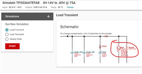 Webench® Toolstps53647 Simulation Hardware And System Design Tools