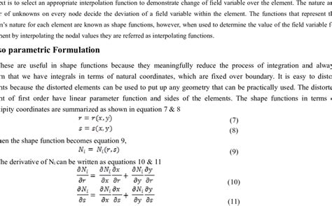 2d And 3d Finite Elements Figure 7 Shows A One Dimensional Line Element