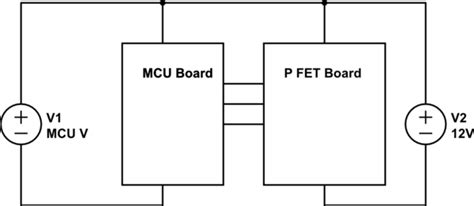 Mosfet Directly Driving A P Fet With Stm8 Mcu Without Using An N Fet