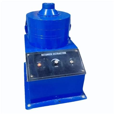 Mild Steel Body 60hz Bitumen Centrifuge Extractor Automation Grade Semi Automatic Capacity