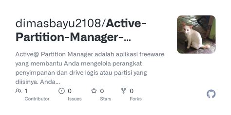 Github Dimasbayu2108active Partition Manager Freeware Edition Portable Active Partition