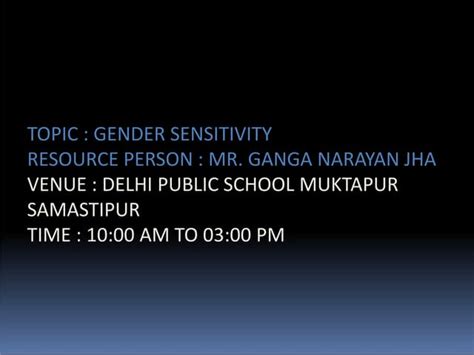 Gender Sensitivitypptx