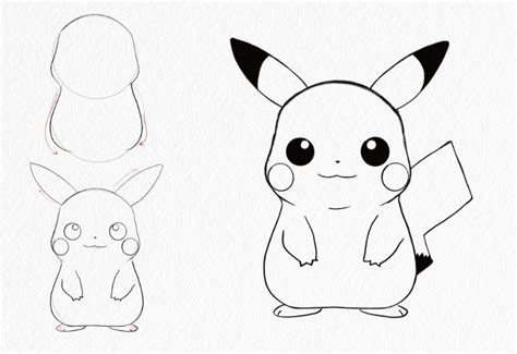 How To Draw Pikachu Easy Step By Step Tutorial Choose Marker