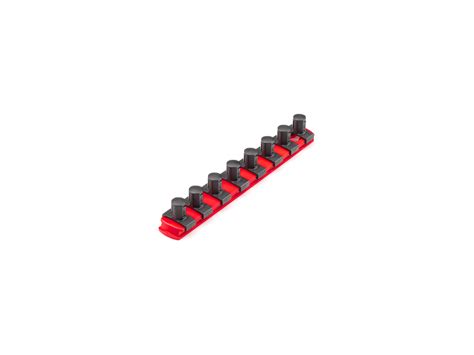 12 Inch Drive X 8 Inch Socket Rail 8 Clips Red Tekton Usa 12 Inch Drive X 8 Inch Socket Rail 8 Clips Red Tekton Usa