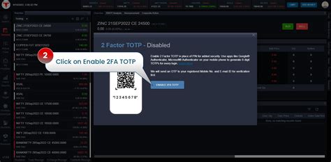 How To Enable Totp In Tradebulls Trading Applications Protouch