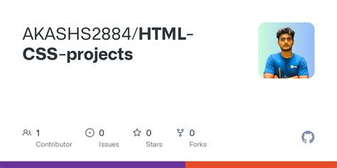 Github Akashs2884html Css Projects