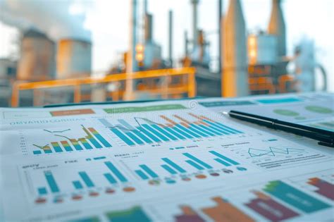 A Stack Of Graphs And Charts Sit On A Table With A Pen Stock Image Image Of Strategy Research