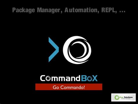 Commandbox Repl Cli And Package Manager Ppt