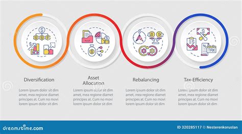 Dao Elements Loop Infographic Template Vector Illustration