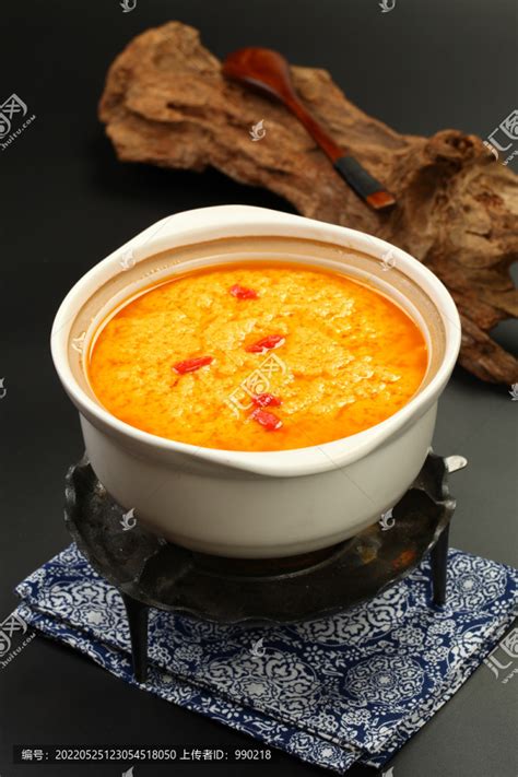 蟹黄豆腐 中国菜系 食品餐饮 摄影素材 汇图网www huitu