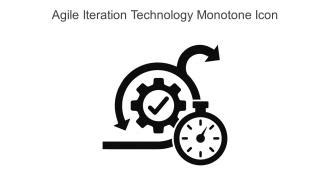 Agile Iteration Technology Monotone Icon In Powerpoint Pptx Png And Editable Eps Format PPT Template