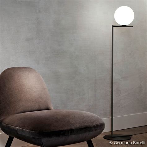 Flos Ic F2 Stehleuchte Schwarz Ø 30 Cm Lampenwelt At