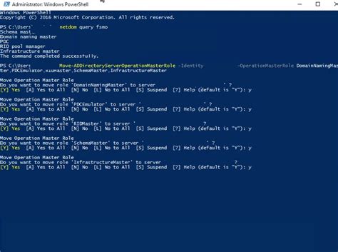 Active Directory 2016 Move The Fsmo Roles With Powershell Everything Powershell