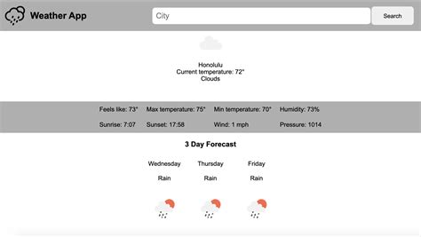 GitHub Coderlore Weather App