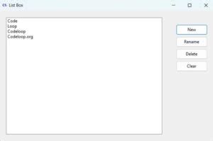Python GUI Creating ListBox In WxPython Codeloop