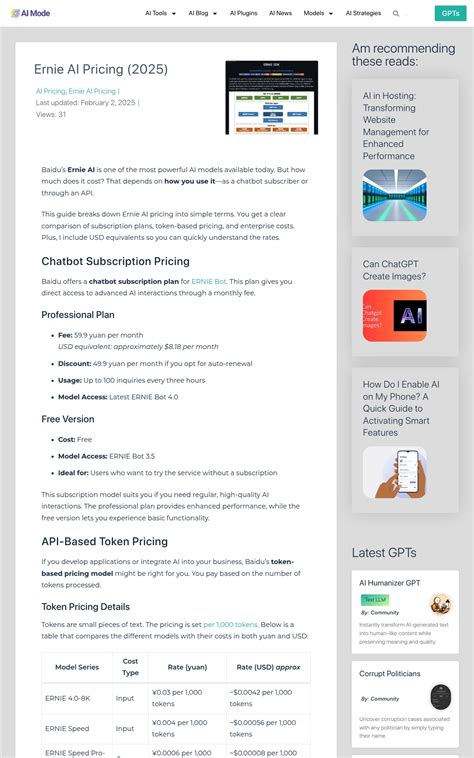 Ernie Bot Ai What It Is Features Usecases Price Alternatives How To Access — Ai Mode