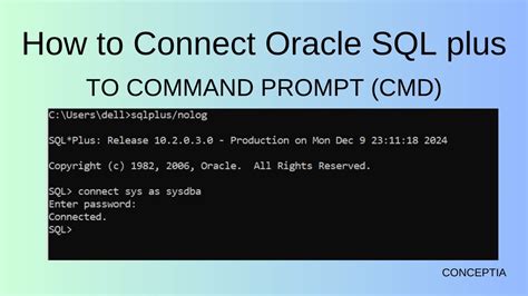 Sql Plus Secrets Optimizing Oracle 10g Performance Via The Command Line Oracle Cmd
