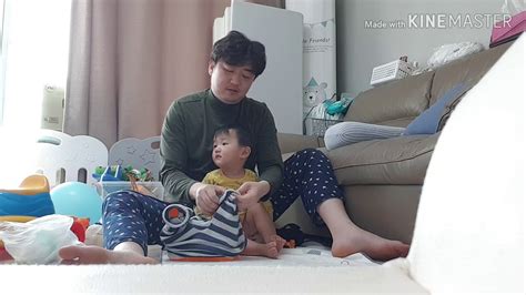기저귀 바지 한번에 입히기 30초 Youtube