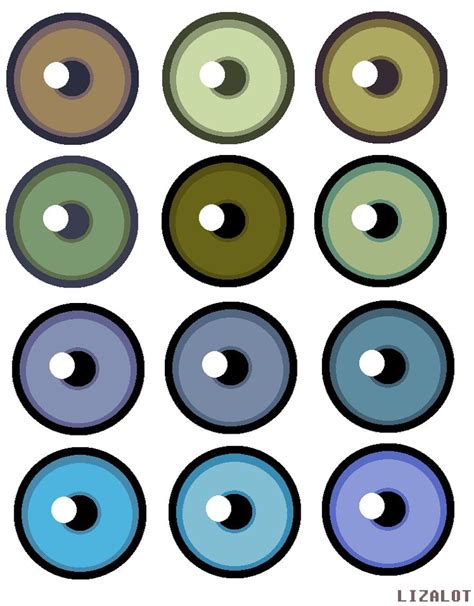 Human Eye Colour Chart By Delpigeon The Eye Sight Eye Color Chart By