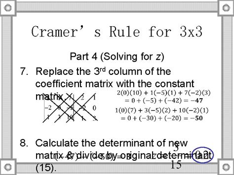 Solving Systems Of Two Equations With Cramer S Rule Calculator Tessshebaylo