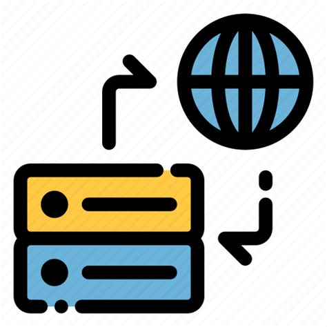 Hosting Server Network Computer Internet Icon Download On Iconfinder