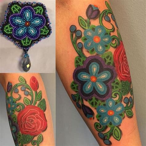 Native American Flower Tattoos