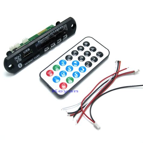 Bluetooth MP Decoding Board Module W SD Card Slot USB FM Remote Decoding Board Module In