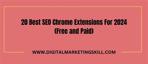 20 Best Free Seo Chrome Extensions To Improve Your Websites Seo