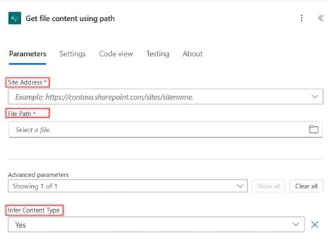Get File Content Using Path In Power Automate