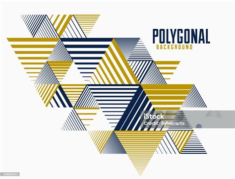 라인 디자인 3d 큐브와 삼각형 추상 배경 다각형 낮은 폴리 등각 투영 스타일 템플릿 스트라이프 그래픽 요소가 격리되었습니다 포스터 또는 배너 표지 또는 광고용 템플릿입니다