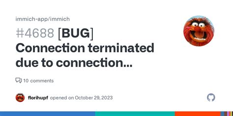 BUG Connection Terminated Due To Connection Timeout When Re Running