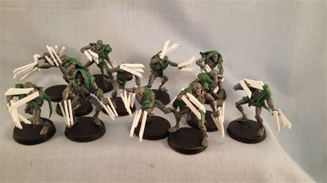 Brian Carlson Miniatures Necron Flayed Ones Conversion Necron Tomb