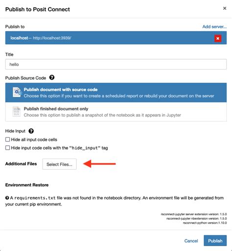 Usage Rsconnect Jupyter User Guide