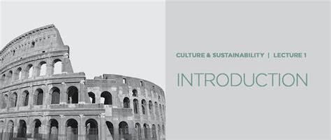 Culture And Sustainability Lecture 1 Pomeroy Academy