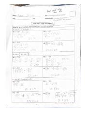 Unit 2 Functions Their Graphs Pdf Course Hero