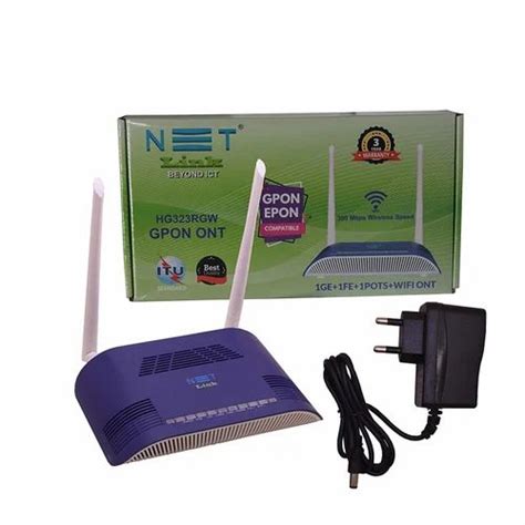 4 Wireless Or Wi Fi Netlink Hg323rgw Wifi Gpon Ont Router Dual Mode For Ftth Bsnl Fiber At