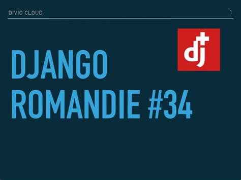 Divio Django In The Cloud Pdf