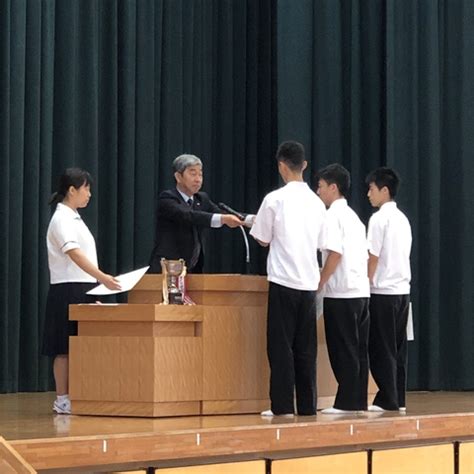表彰式 鹿児島県立鹿児島工業高等学校