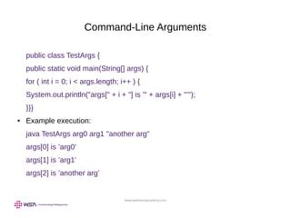 Core Java Programming Language JSE Chapter X I O Fundamentals PPT