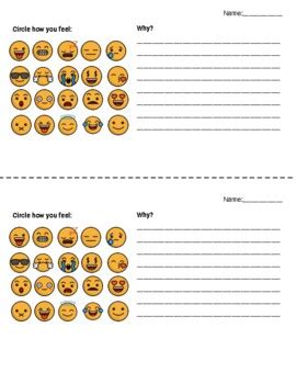 Emoji Exit Tickets By Classroombop TPT