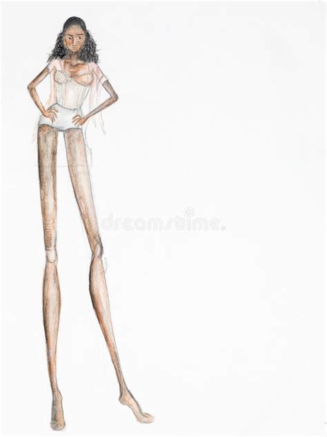 Fashion Model Stock Illustration Illustration Of Copy