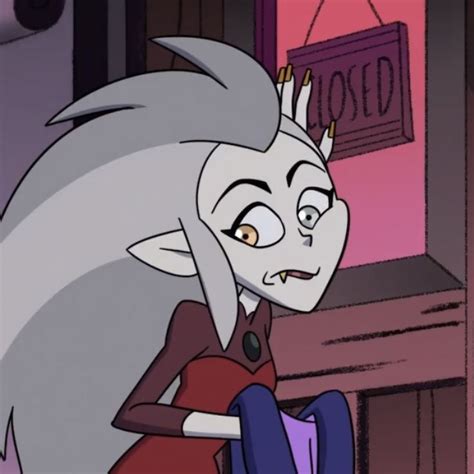 An Animated Image Of A Woman With Grey Hair