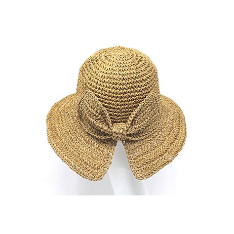 여성 휴양지 리본 트임 비치모자 왕골 밀짚 모자