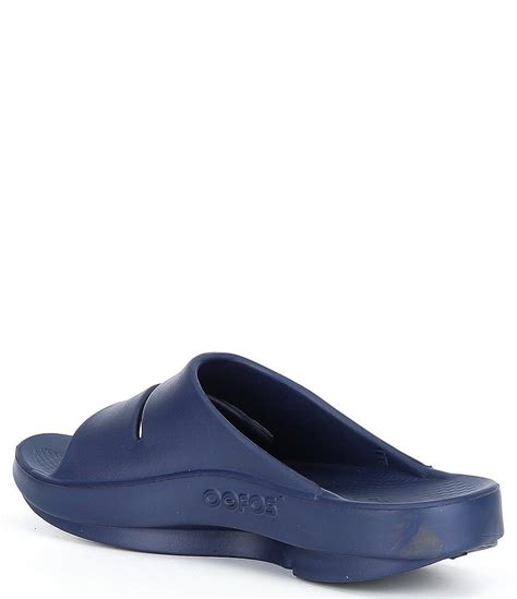 Oofos Mens Ooahh Machine Washable Slide Sandals Dillards