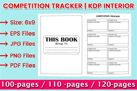 Competition Tracker Kdp Interior Graphic By Kdp King · Creative Fabrica