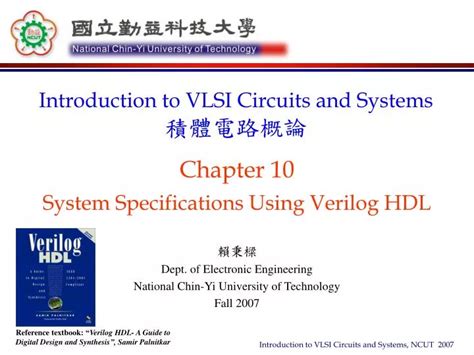 Ppt Chapter System Specifications Using Verilog Hdl Powerpoint Presentation Id