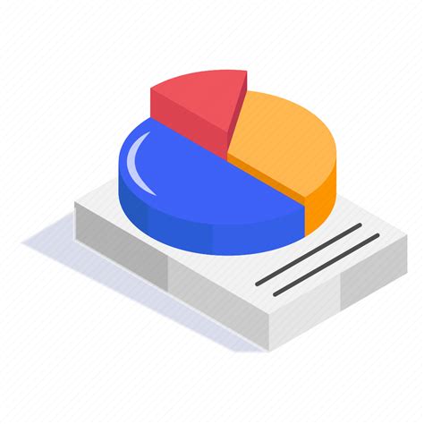 Pie Chart Data Analysis Visualization Statistics Report Icon