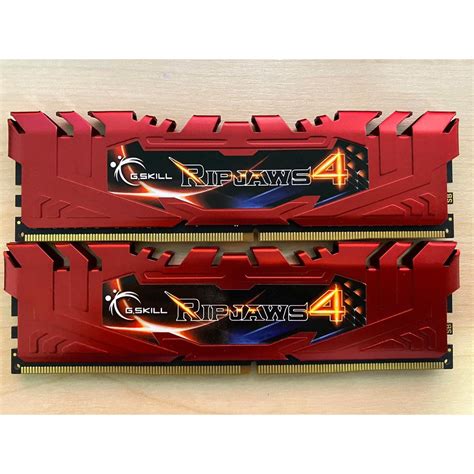 RAM DDR4 G SKILL RIPJAWS 8GB 4x2 BUS2400 สภาพด ไมมตำหน มประกน Shopee Thailand